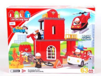 Конструктор JDLT 5155 Пожарная станция 63 детали купить в Киеве и Украине